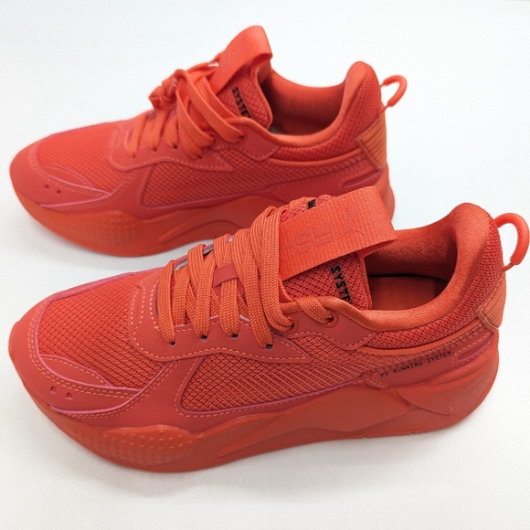 Sergio Rossi for Puma | Shoes | Rsx Womans Neon Orange Puma Sneakers ...
